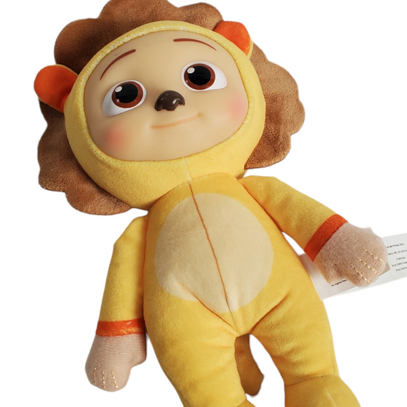 CoComelon | Toys | Cocomelon Jj Baby Doll Plush Lion 8 Yellow | Poshmark